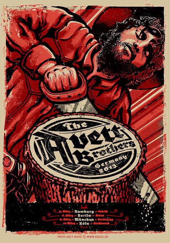 Cool Gig Posters by Lars P. Krause