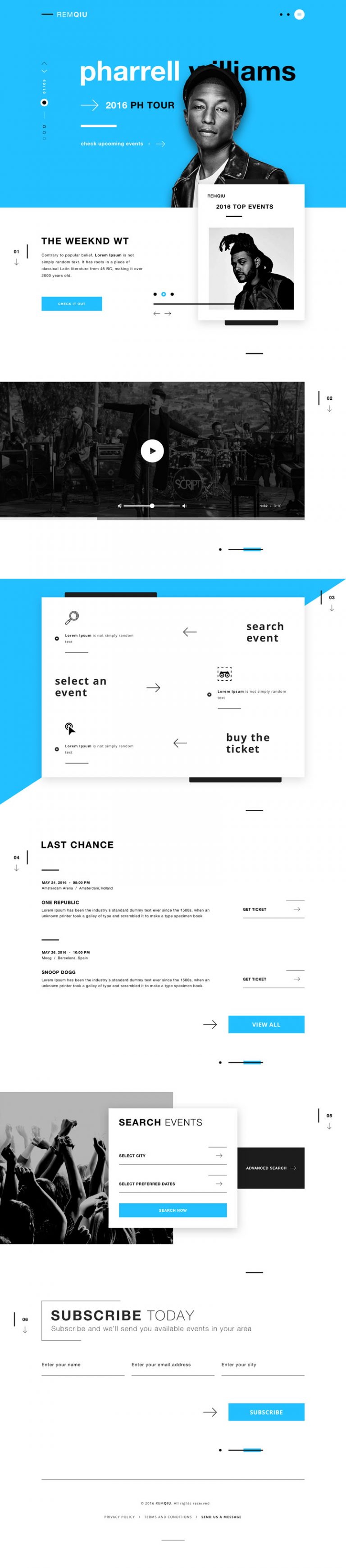 Beautiful Music Website Designs for Inspiration