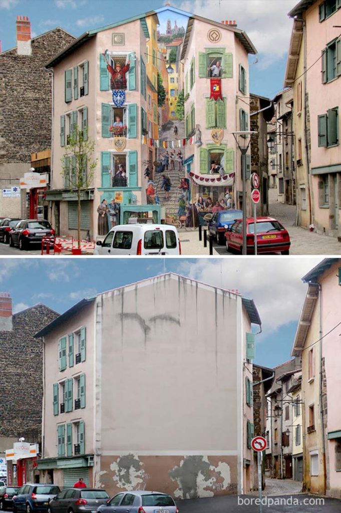 Amazing Street Art Transformations that will Make You Astonished