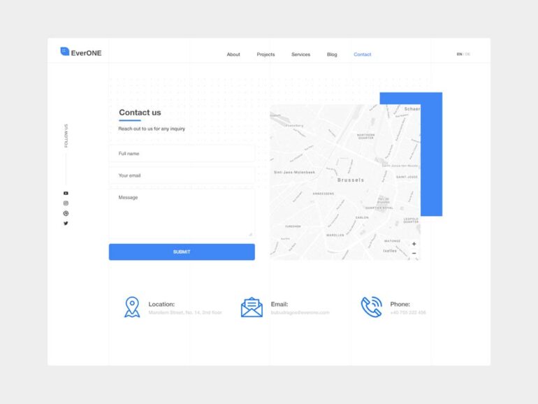 20 Beautiful Contact Us Page Designs for Inspiration