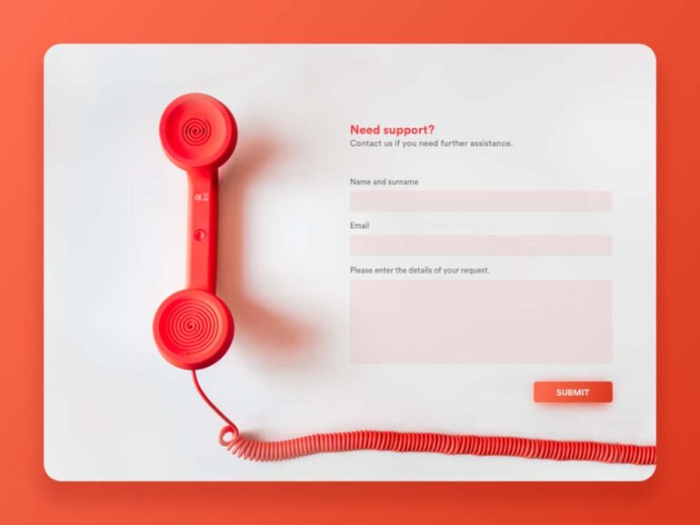 20 Beautiful Contact Us Page Designs for Inspiration