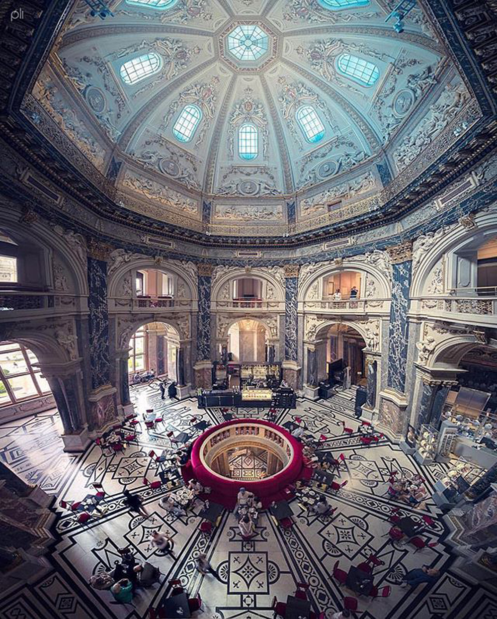 Panoramic Photographs of Architectural Symmetry