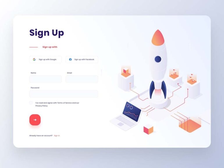 25+ Web Form Design Examples for Inspiration - Downgraf.com