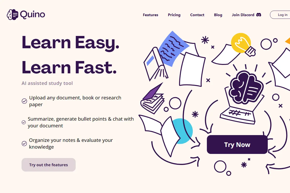 Quino AI: Enhancing E-Learning for Seamless Learning