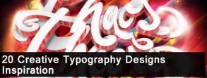 20 Creative Typography Designs Inspiration