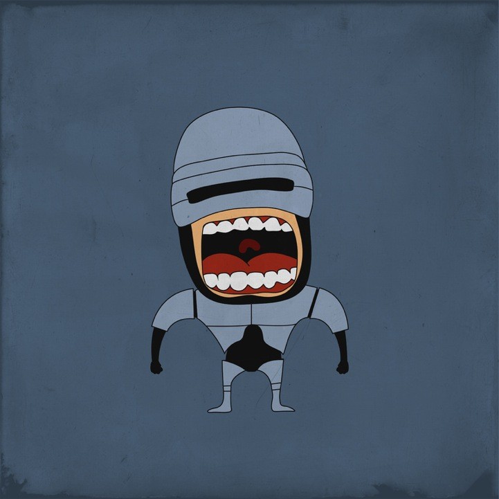 20 Superheroes Screaming Illustration