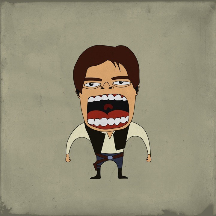 20 Superheroes Screaming Illustration