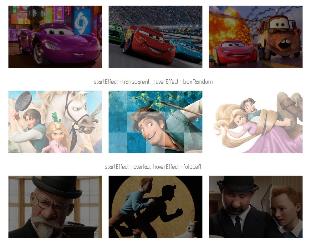 Free jQuery Plugin To Make Stylish Image Hover Effects