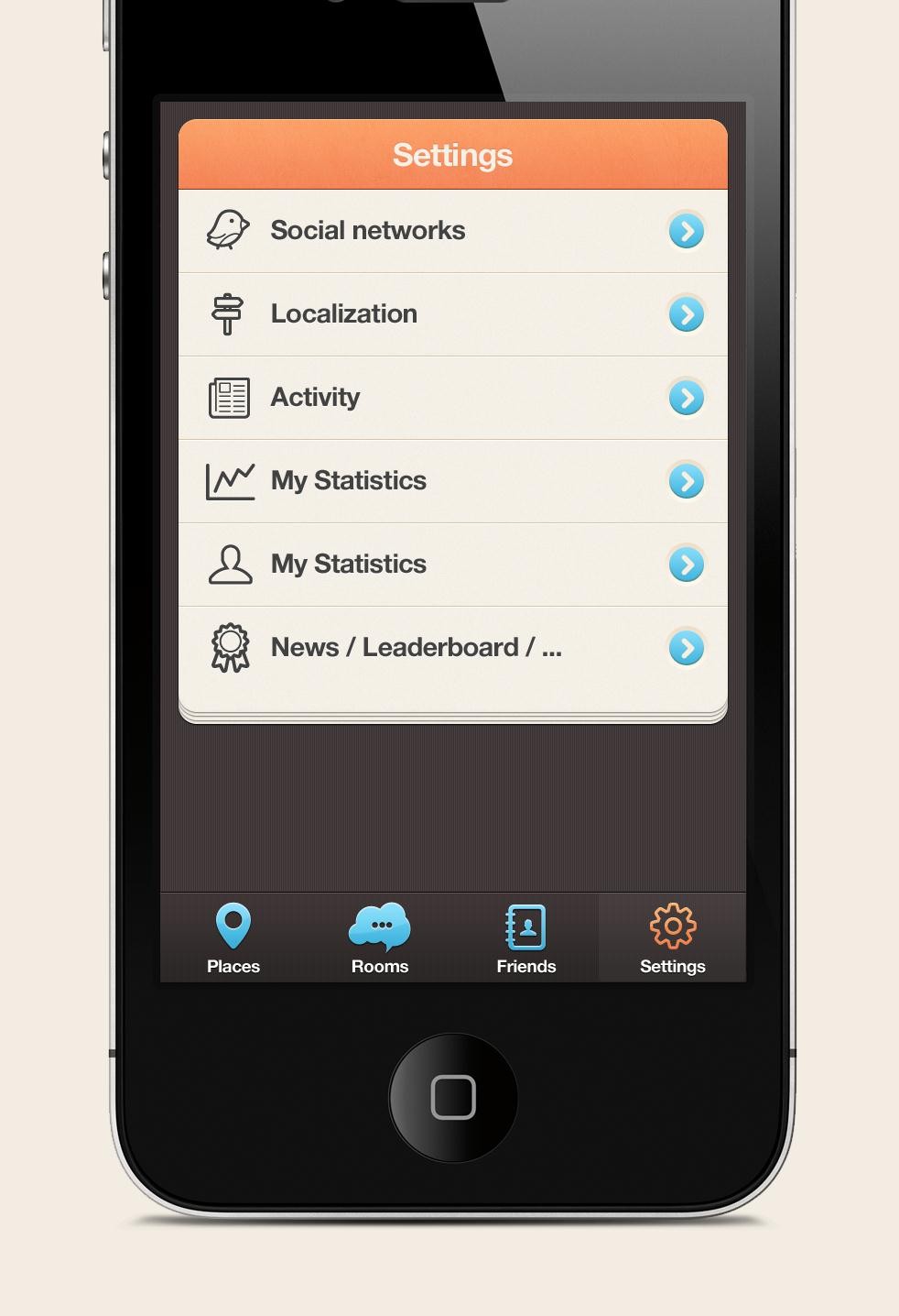 Inspiring Collection Of Iphone App Interface Designs - Downgraf