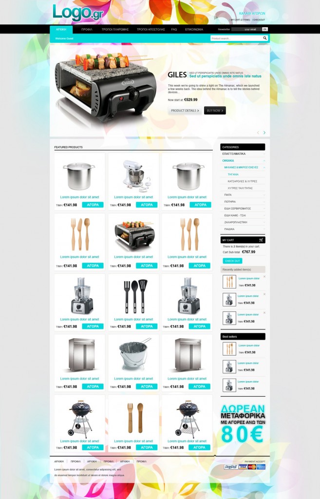 25 Creative Ecommerce Web Design Inspiration - Downgraf