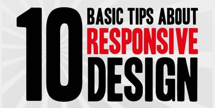 10 Basic Tips About Responsive Design - Infographic