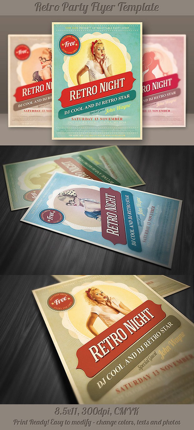 Deal of The Week: 20 Fantastic Ready to Print Retro Templates