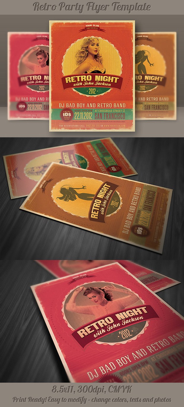 Deal of The Week: 20 Fantastic Ready to Print Retro Templates