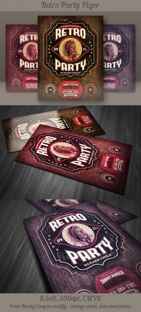 Deal of The Week: 20 Fantastic Ready to Print Retro Templates