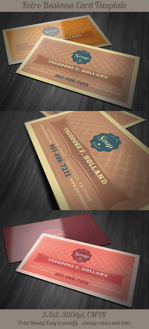 Deal of The Week: 20 Fantastic Ready to Print Retro Templates
