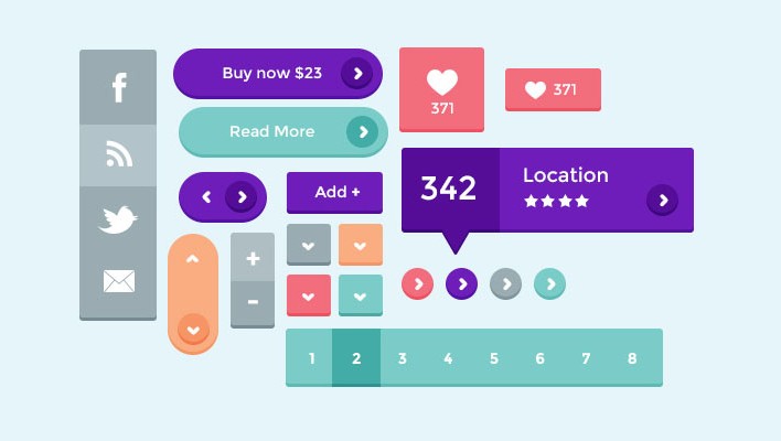 50 Free UI Kits For Designers PSD Format