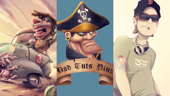 30 Creative Characters Illustration Tutorials