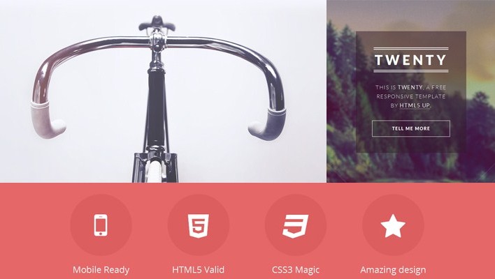 30 Free HTML5 CSS3 Responsive Templates