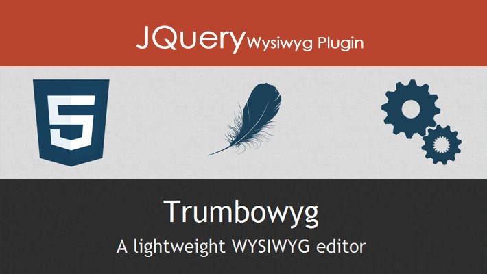 Trumbowyg - Lightweight WYSIWYG Editor JQuery Plugin