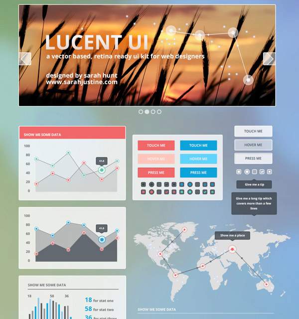 A Collection of Useful, Stylish UI Kits