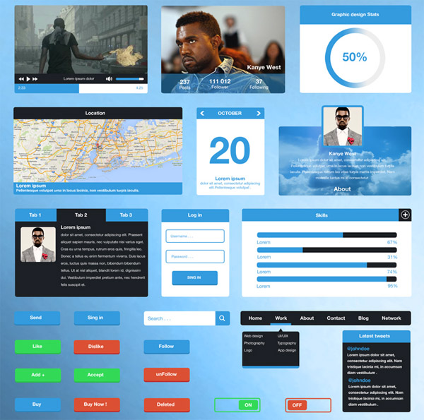 A Collection of Useful, Stylish UI Kits