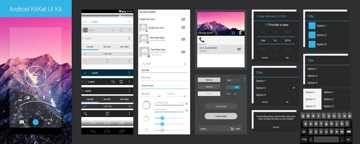 10 GUI Templates for Android