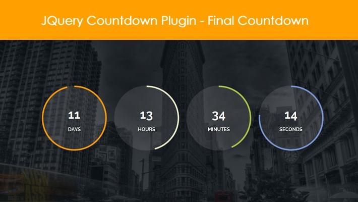 Jquery Countdown Plugin Final Countdown