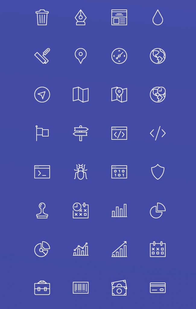 100 Free Stroke and Fill Web icons