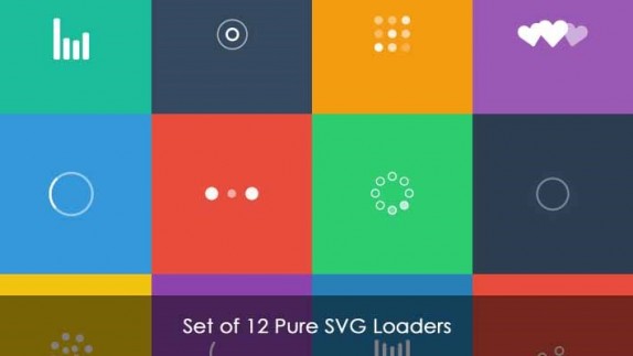 Set of 12 Pure SVG Loaders