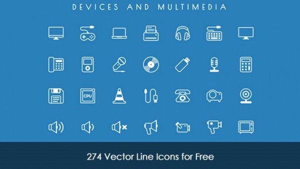 274 Free Vector Line Icons