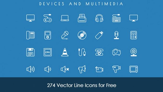 274 Free Vector Line Icons