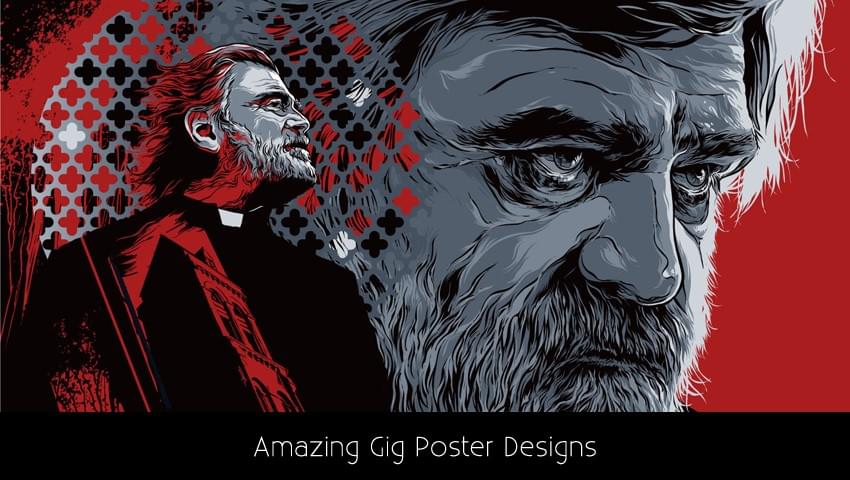 Amazing Gig Poster Designs of Ken Taylor