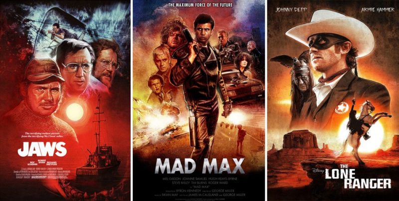 Superb Movie Posters by Paul Shipper