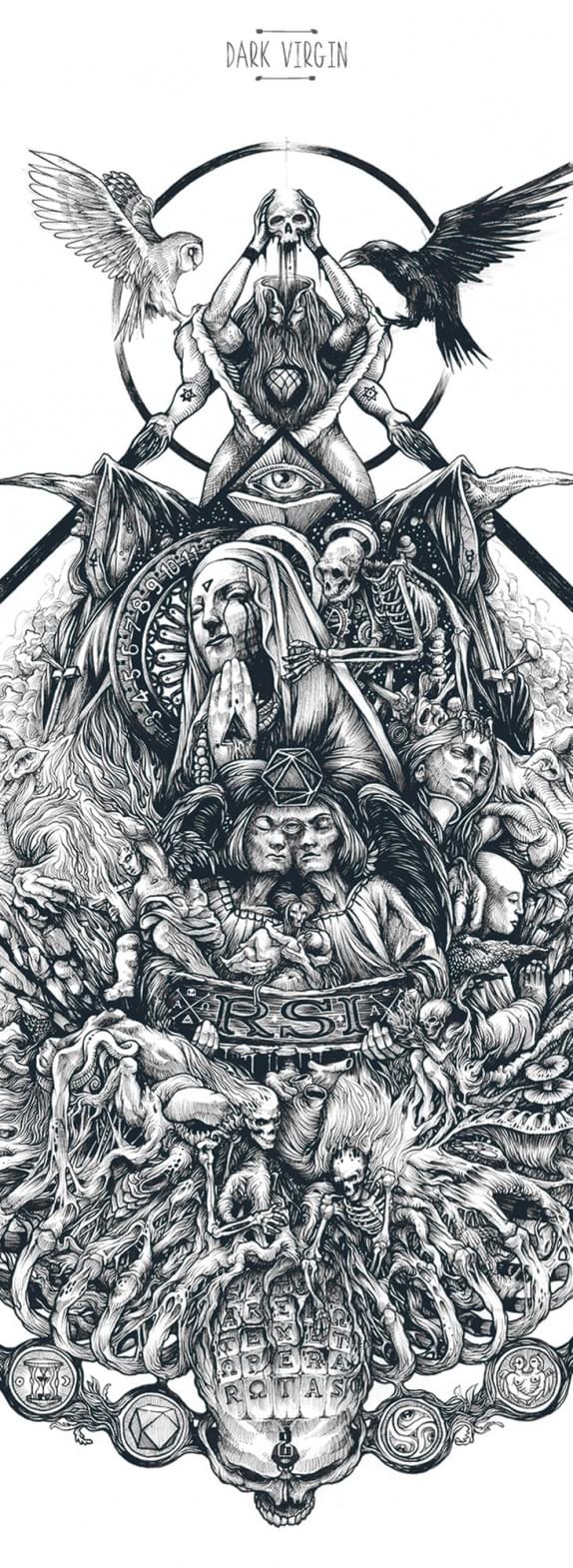 Brilliant Intricate Drawings of DZO Olivier