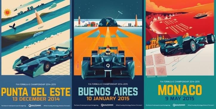 Formula E Championship Posters