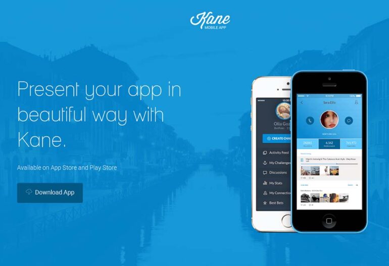 20 Beautiful HTML Landing Page Templates