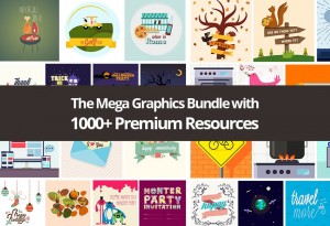 The Mega Graphics Bundle with 1000+ Premium Resources