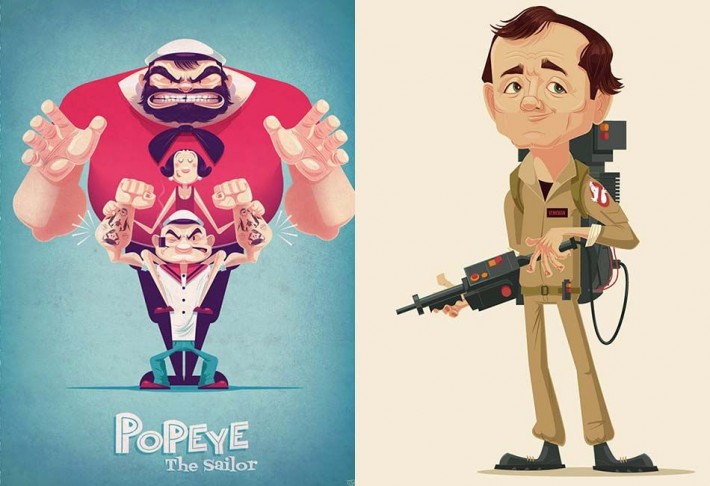 Amazing Vintage Styled Character Illustrations