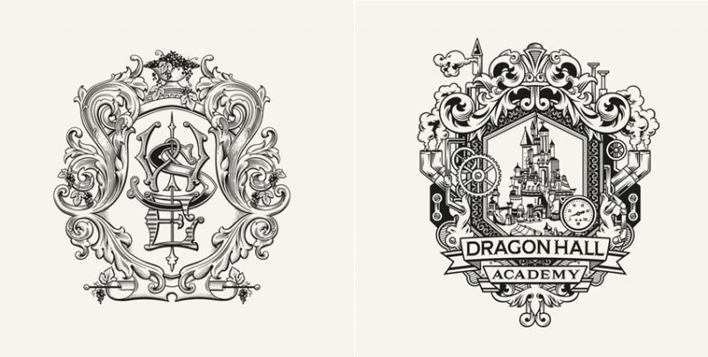 Hand lettered Logotypes and Marks