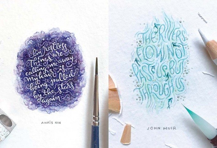 MicroQuotes - Mini Lettering Series by Dangerdust