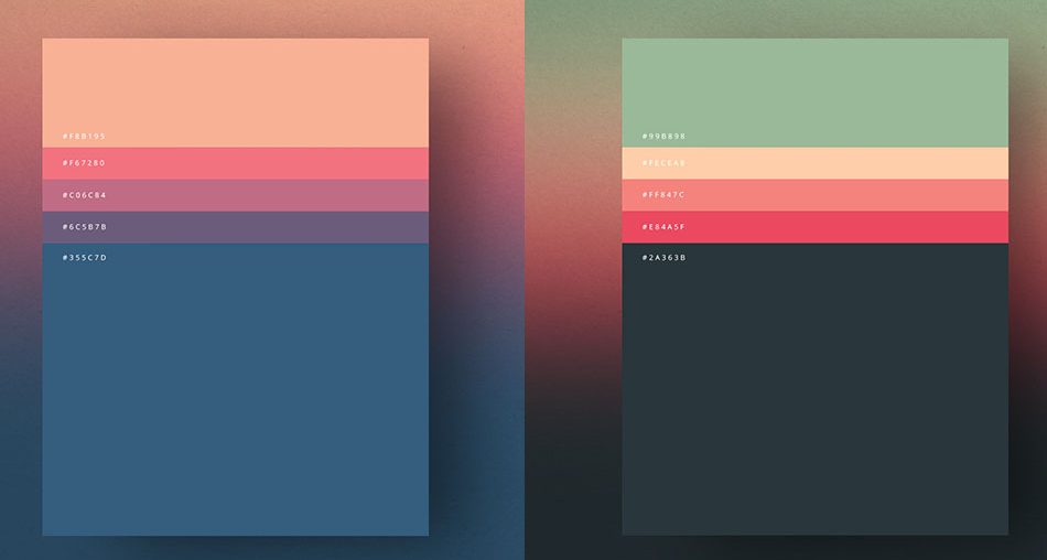 Minimalist Color Palettes by Duminda Perera