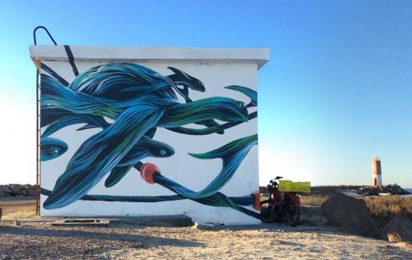 Street Artist Painted Murals of Wild Animals