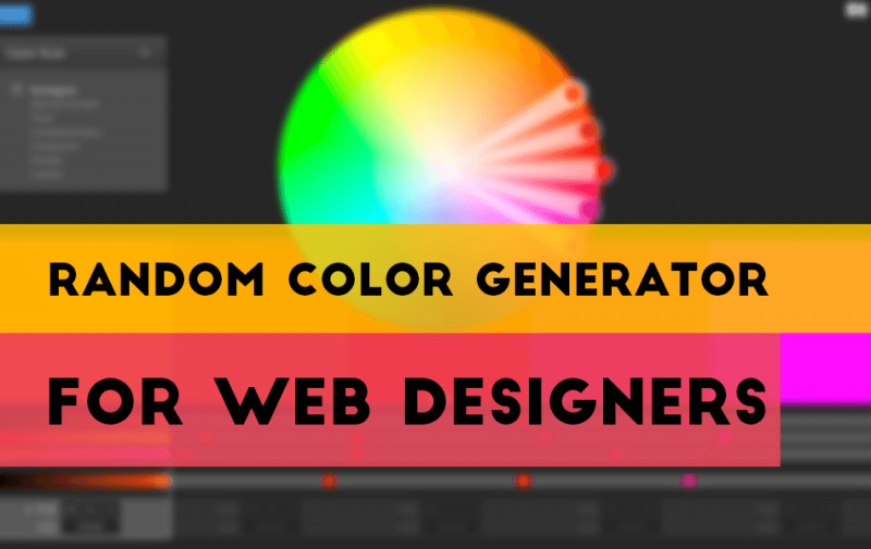 5 Best Random Color Generator for Web Designers