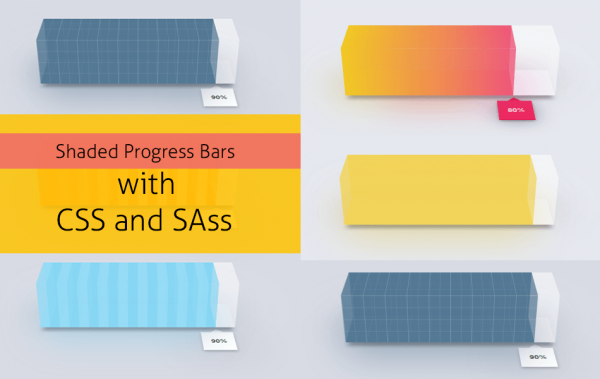 Shaded Progress Bars made with CSS and Sass