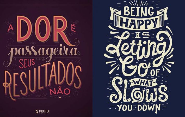 Inspiring Lettering and Typography Designs for Inspiration