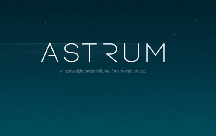 Astrum - Lightweight Pattern Library for Web Project