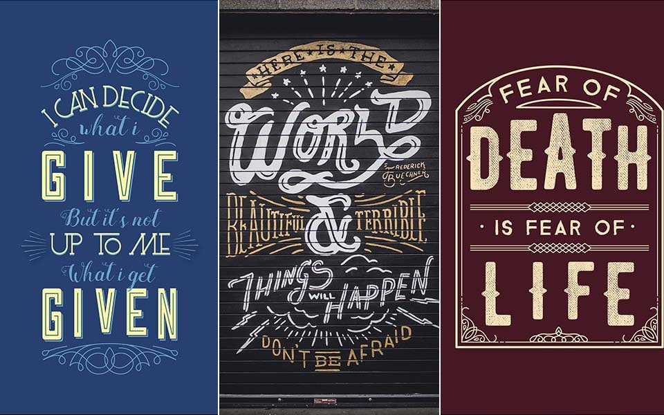Excellent Typography and Lettering Designs for Inspiration