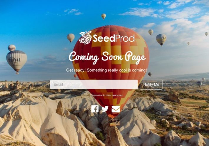 Simple Under Construction & Coming Soon HTML Page Free Download