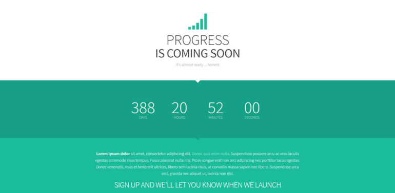 Simple Under Construction & Coming Soon HTML Page Free Download