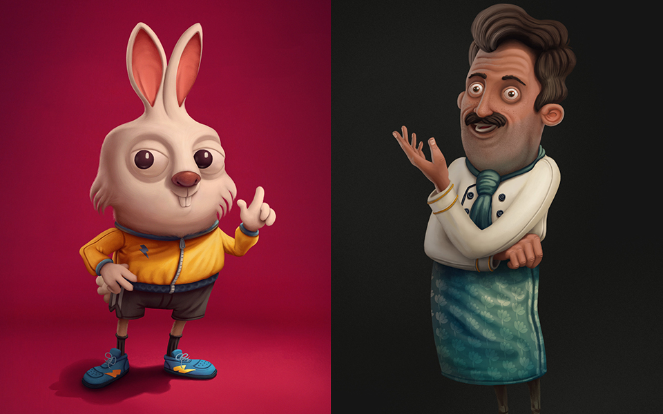 Amazing Character Design Collection of Sergio Edwards